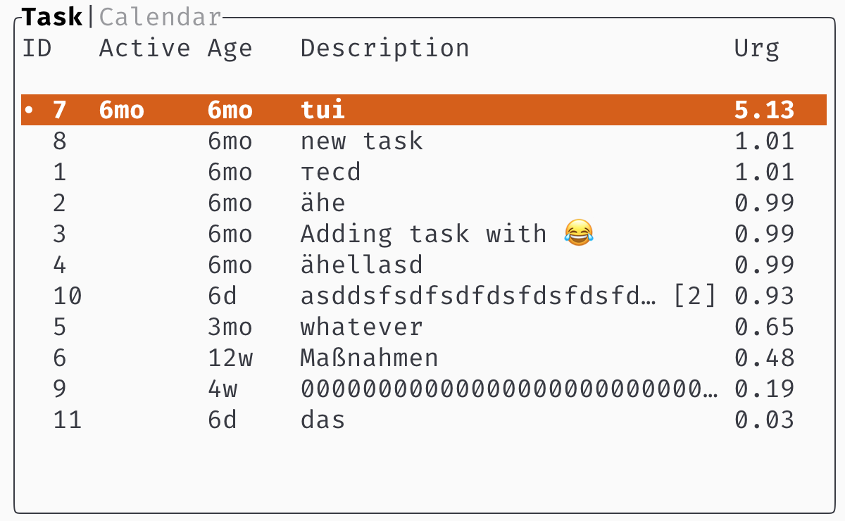 description.truncated_count report column is ignored · Issue #65 · kdheepak/taskwarrior-tui · GitHub