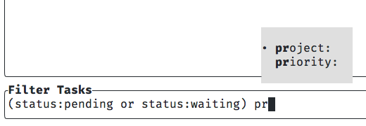 project / tag completion empty · Issue #400 · kdheepak/taskwarrior-tui · GitHub
