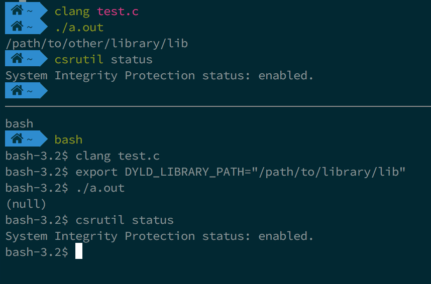 Environment variable `DYLD_FALLBACK_LIBRARY_PATH` removed from instance of kernel · Issue #4918 ...