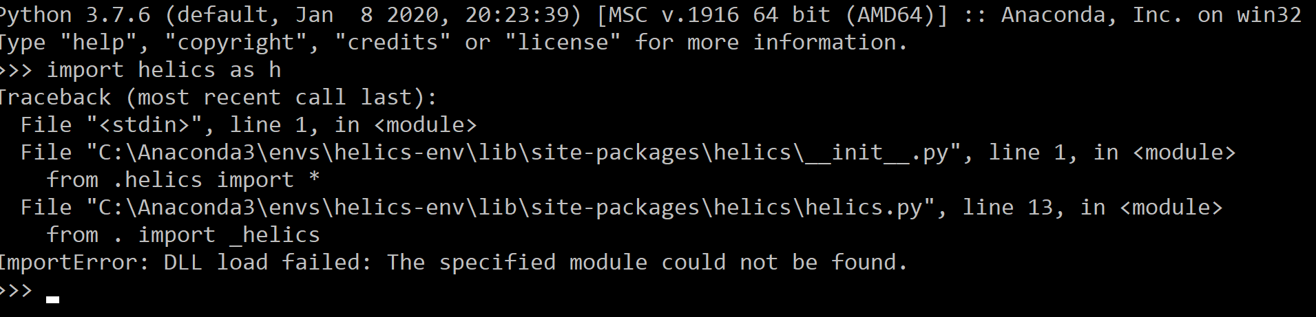 Issue Loading `helics` In Python On Windows · Issue 1139 · Gmlc Tdchelics · Github