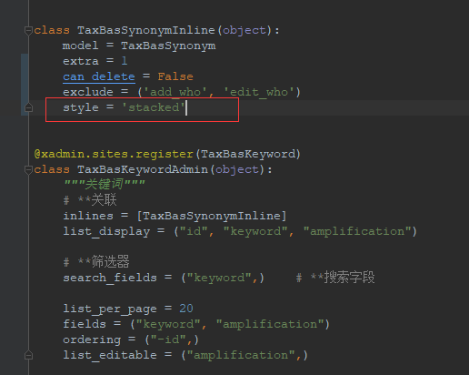 django2.0版本支持inline参数有问题 · Issue #491 · sshwsfc/xadmin · GitHub