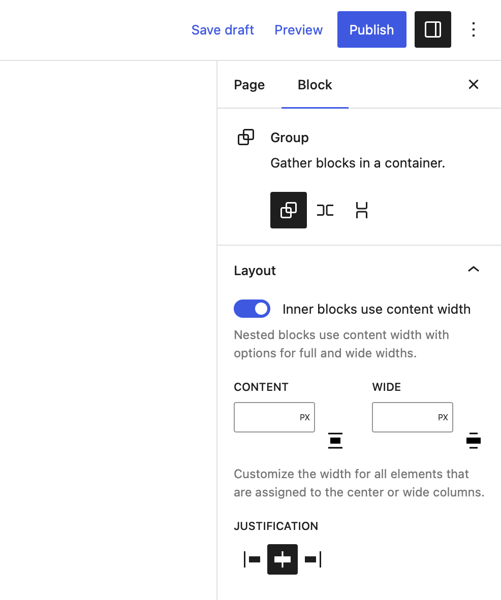 Layout control icons misaligned · Issue #47088 · WordPress/gutenberg · GitHub
