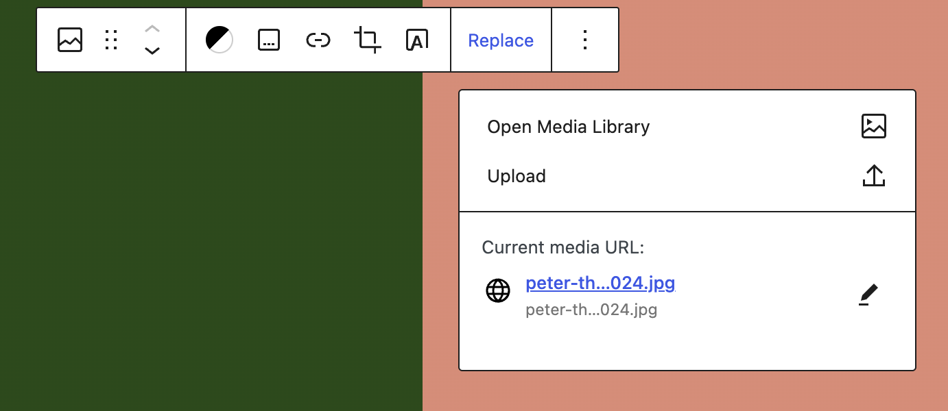 Image block: Reduce extraneous padding below current media URL control · Issue #51747 ...