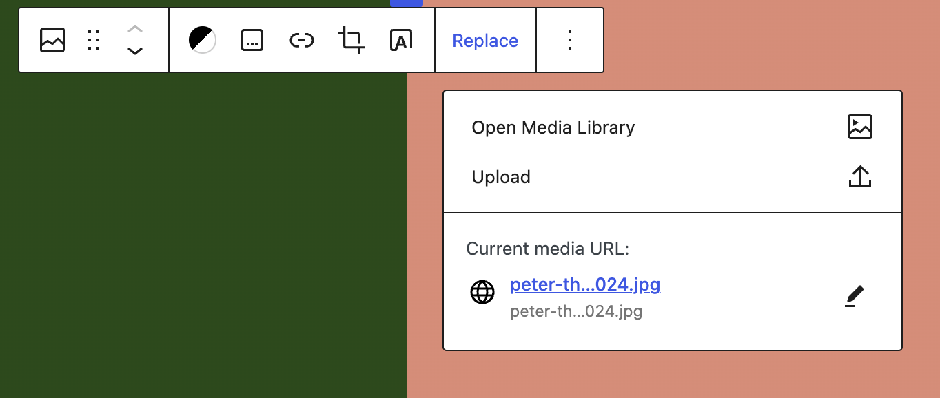 Image block: Reduce extraneous padding below current media URL control · Issue #51747 ...