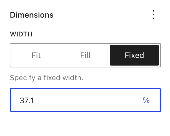 Width dimensions should step whole percentage points, instead of 0.1 · Issue #53140 · WordPress ...