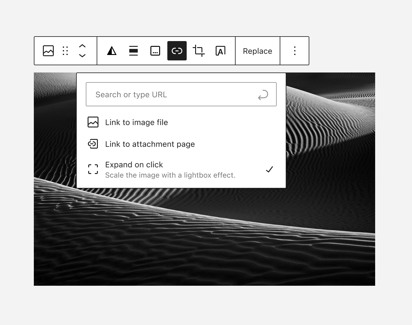 Move Expand On Click To The Image Link Control · Issue 55020 · Wordpressgutenberg · Github