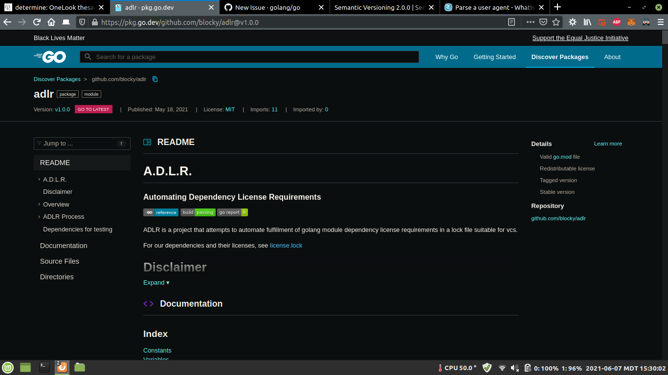 x/pkgsite: purge all versions of https://pkg.go.dev/github.com/blocky/adlr · Issue #46640 ...