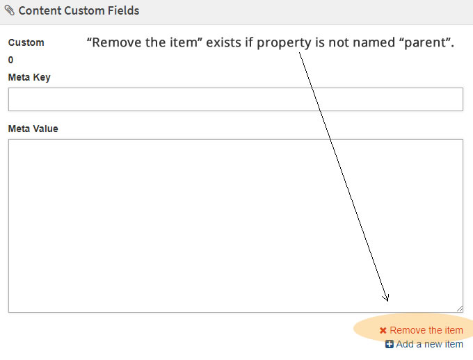 Embedded form collection missing "Remove the item" link when field is ...