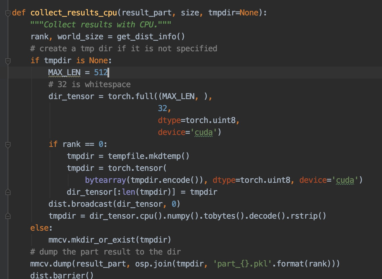 Why do we need to write to local first, then calculate IOU and format ...