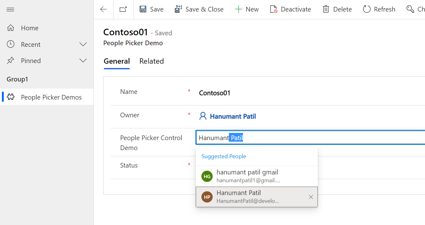 GitHub - HanumantPatil/PeoplePickerV1: People Picker PCF Controls.