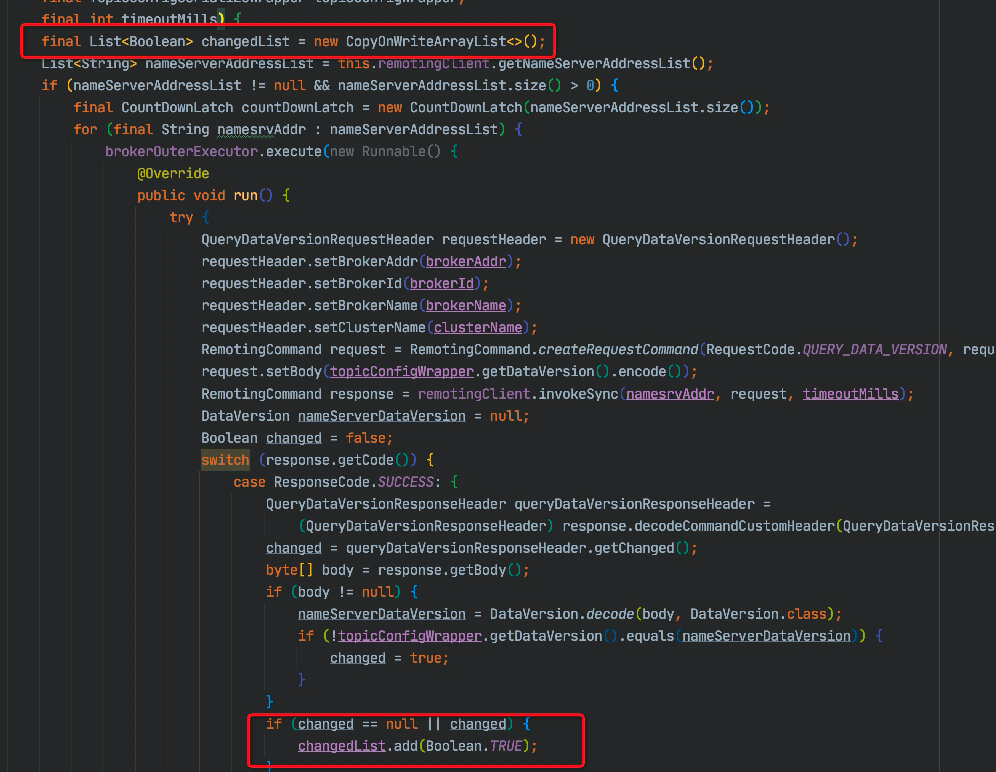 why the list type is different ,is this a bug ? · Issue #2325 · apache/rocketmq · GitHub