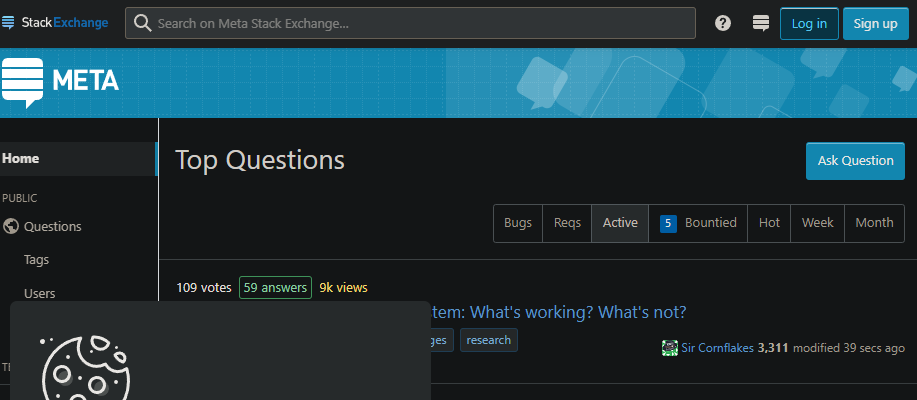 [Broken Website] meta.stackexchange.com: color is sometimes blue and sometimes orange · Issue ...