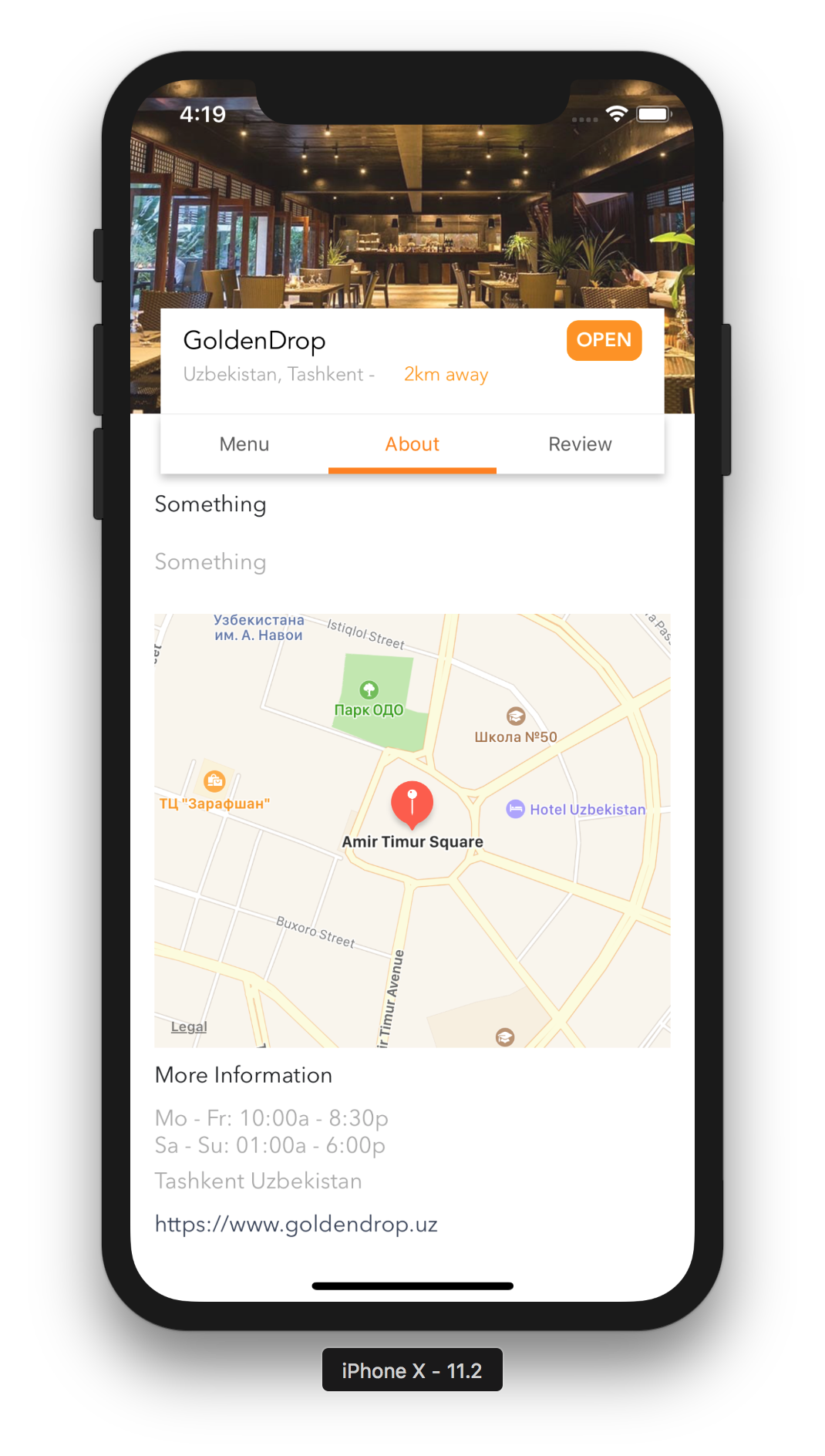 GitHub - jakhongir97/restaurant: iOS Mobile Food Delivery App