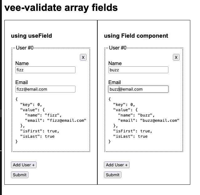 field.value is undefined when removing item in FieldArray · Issue #3811 · logaretm/vee-validate ...