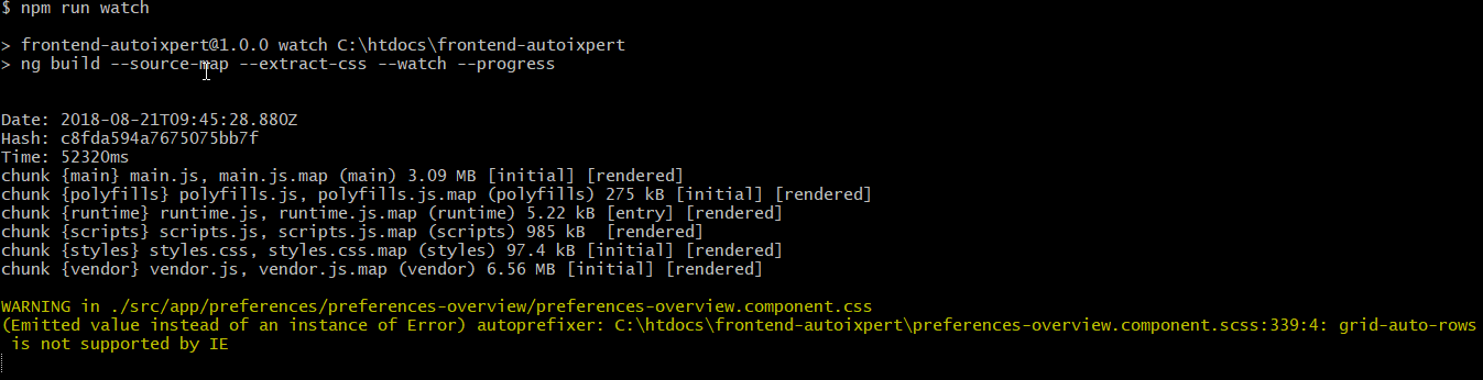 webpack output is no longer colored in git bash · Issue #11833 ...