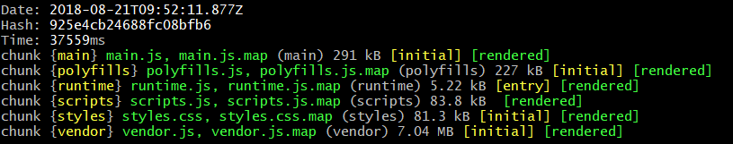 Webpack Output Is No Longer Colored In Git Bash · Issue 11833 · Angularangular Cli · Github 8693