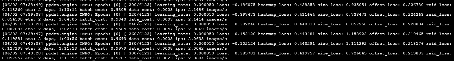 FairMot Loss为负数是什么原因？其他loss还挺正常的 · Issue #3236 · PaddlePaddle ...