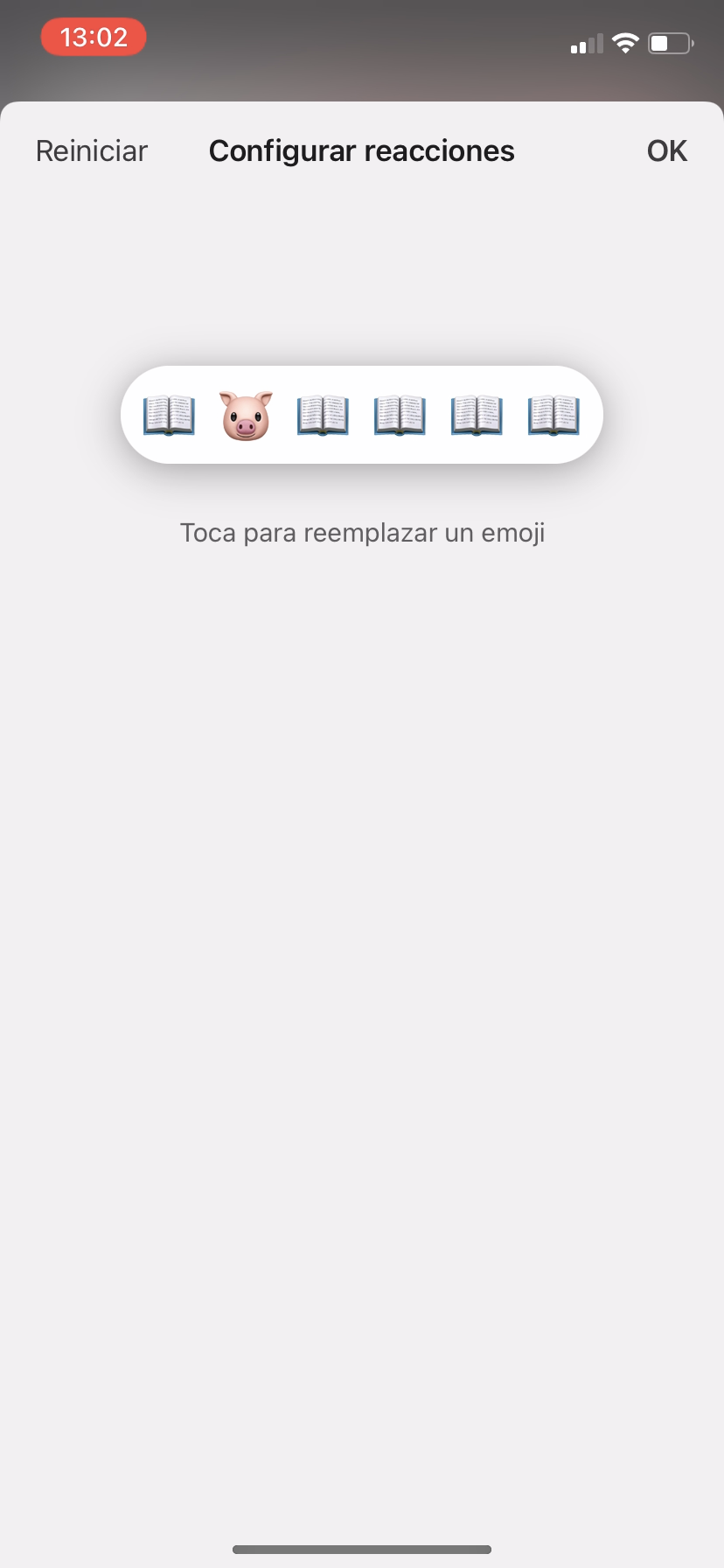 Can’t reset quick-access emoji reactions if the same emoji is assigned ...