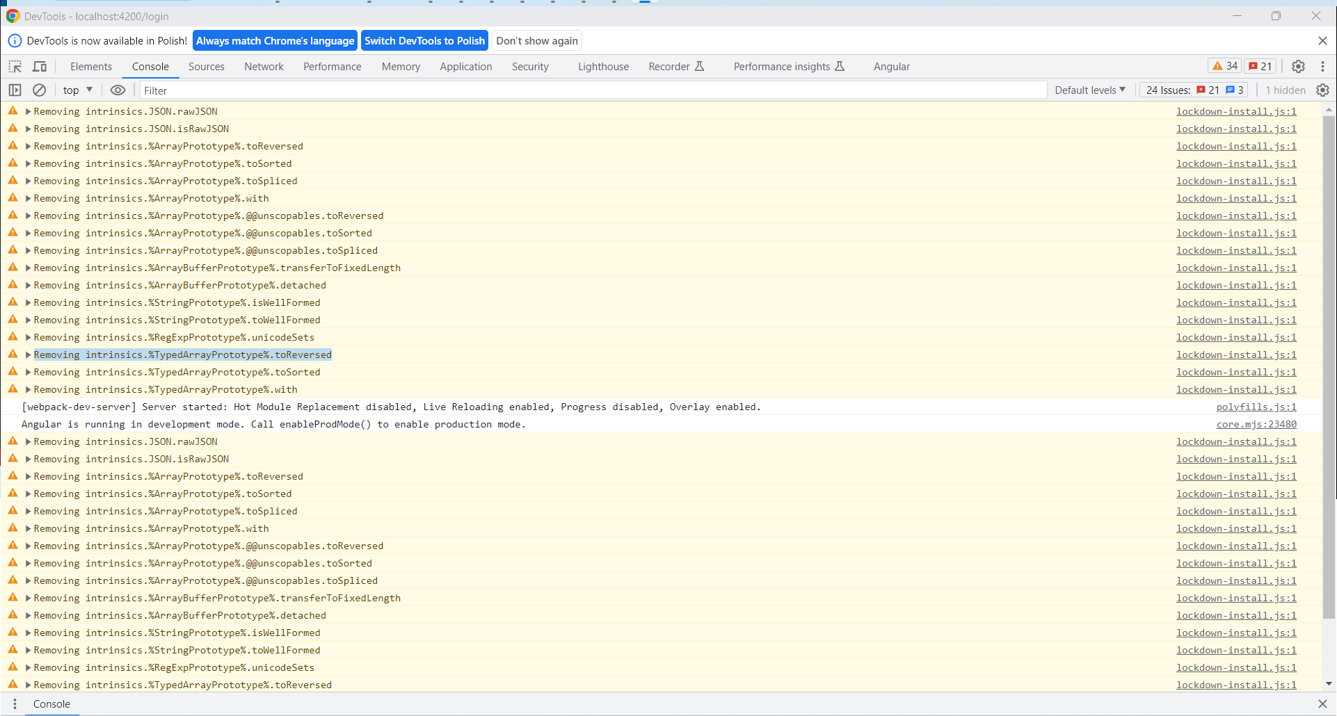 [Bug]: errors/warnings in console what they mean · Issue #19541 · MetaMask/metamask-extension ...