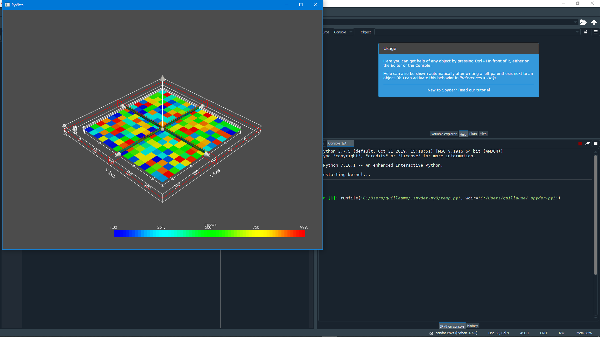 Crash after closing figure window · Issue #500 · pyvista/pyvista · GitHub