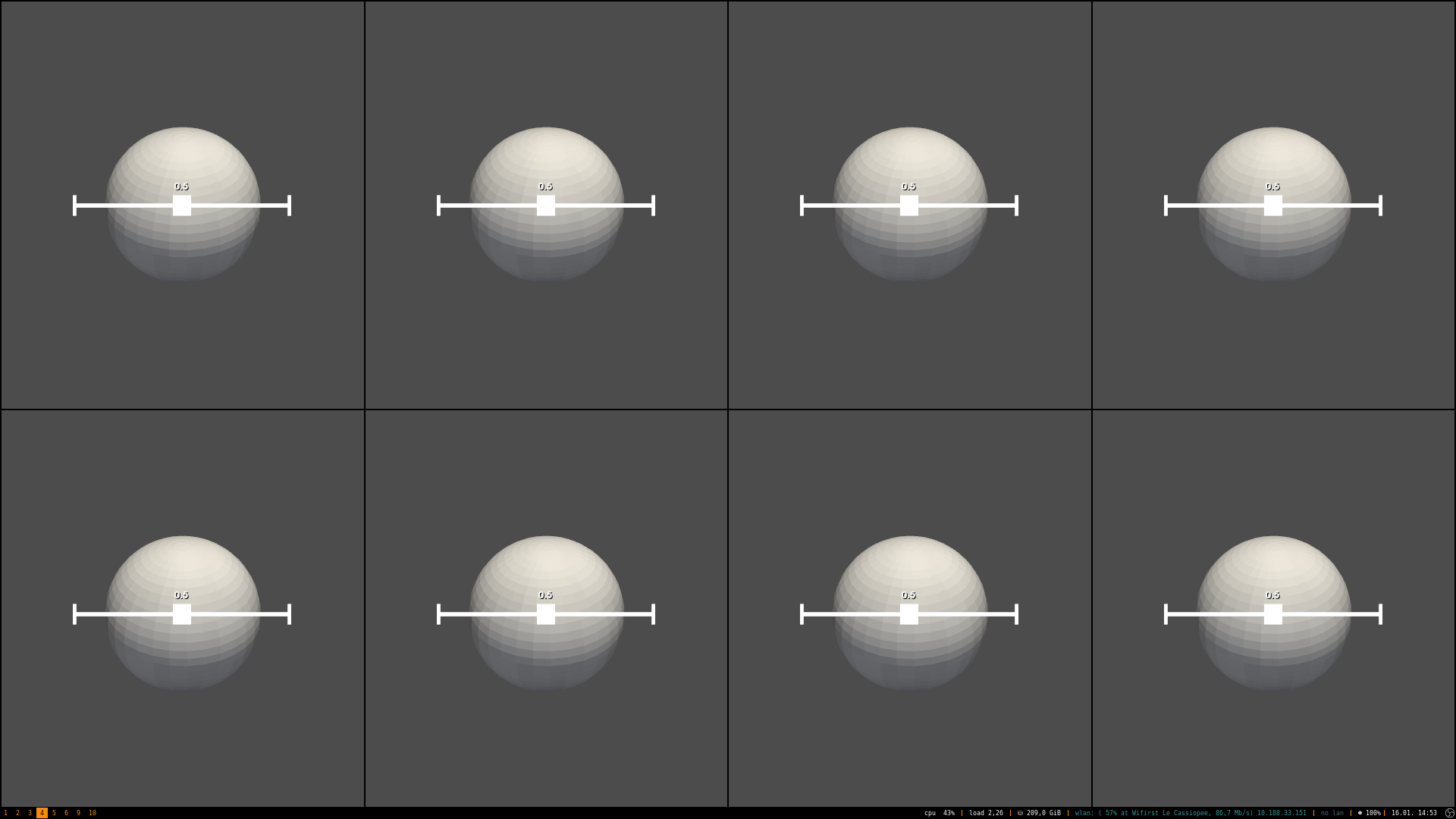 multi-window plotting with separated slide bar · Issue #513 · pyvista/pyvista · GitHub