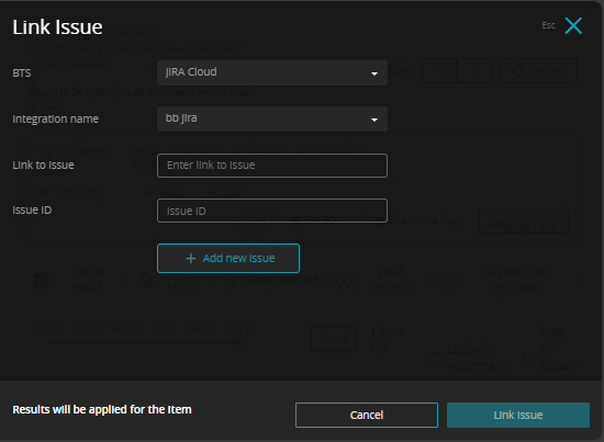 Submitting link issue dialog by pressing Enter · Issue #2142 · reportportal/reportportal · GitHub