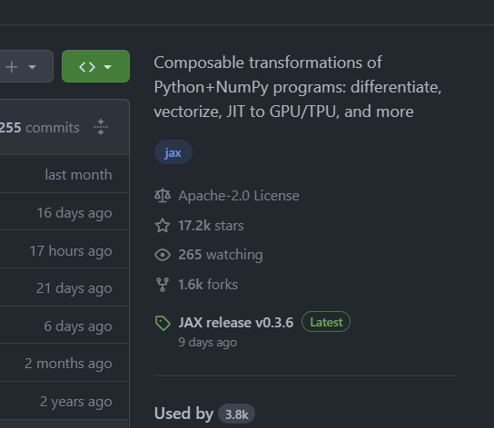 [Docs] Add documentation URL to GitHub sidebar · Issue #10415 · jax-ml/jax · GitHub