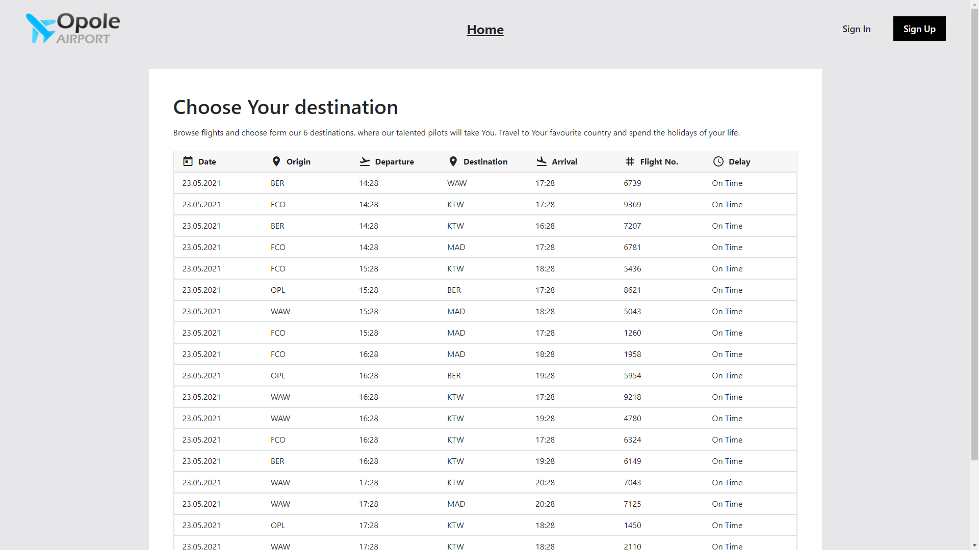 GitHub - PSI-projekt/AirportFrontend
