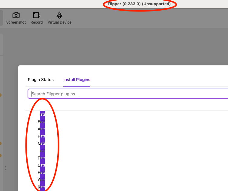 Plugin install modal seem to be broken · Issue #5262 · facebook/flipper · GitHub