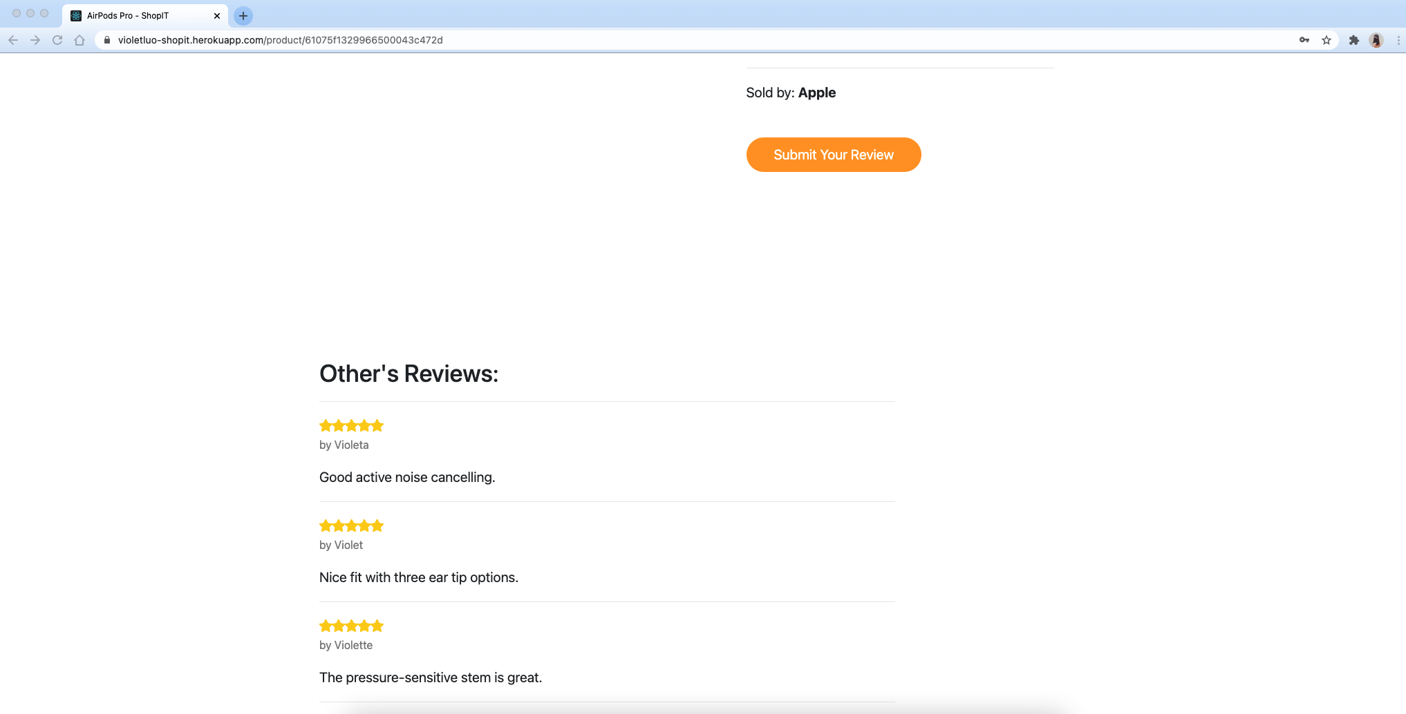 GitHub - violet-luo/ShopIT: E-commerce website with MERN stack