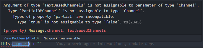 types(Util): fix cleanContent parameter type by ThaTiemsz · Pull Request #6321 · discordjs ...