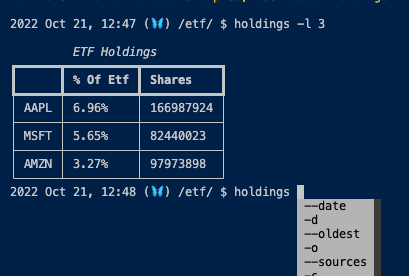 [Bug] etf autocomplete? · Issue #2977 · OpenBB-finance/OpenBB · GitHub