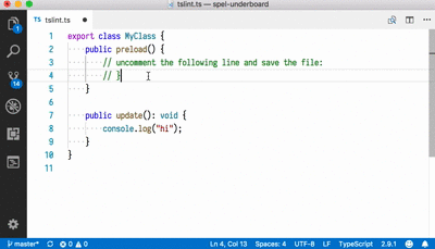 Code snippet gets corrupted by tslint · Issue #3946 · palantir/tslint · GitHub