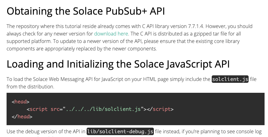Nodejs Tutorials Include The Wrong Api · Issue 66 · Solacedevsolace Dev Tutorials · Github 