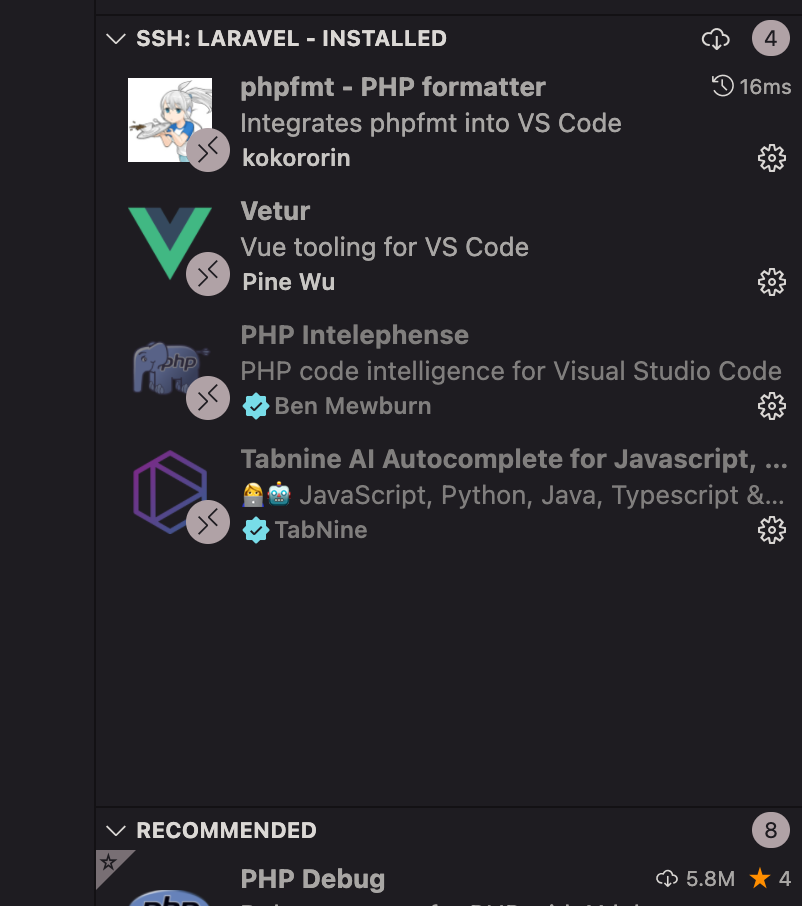 Remote Ssh Connection Editing Php Files Give Me Non Existing Syntax Errors · Issue 138989