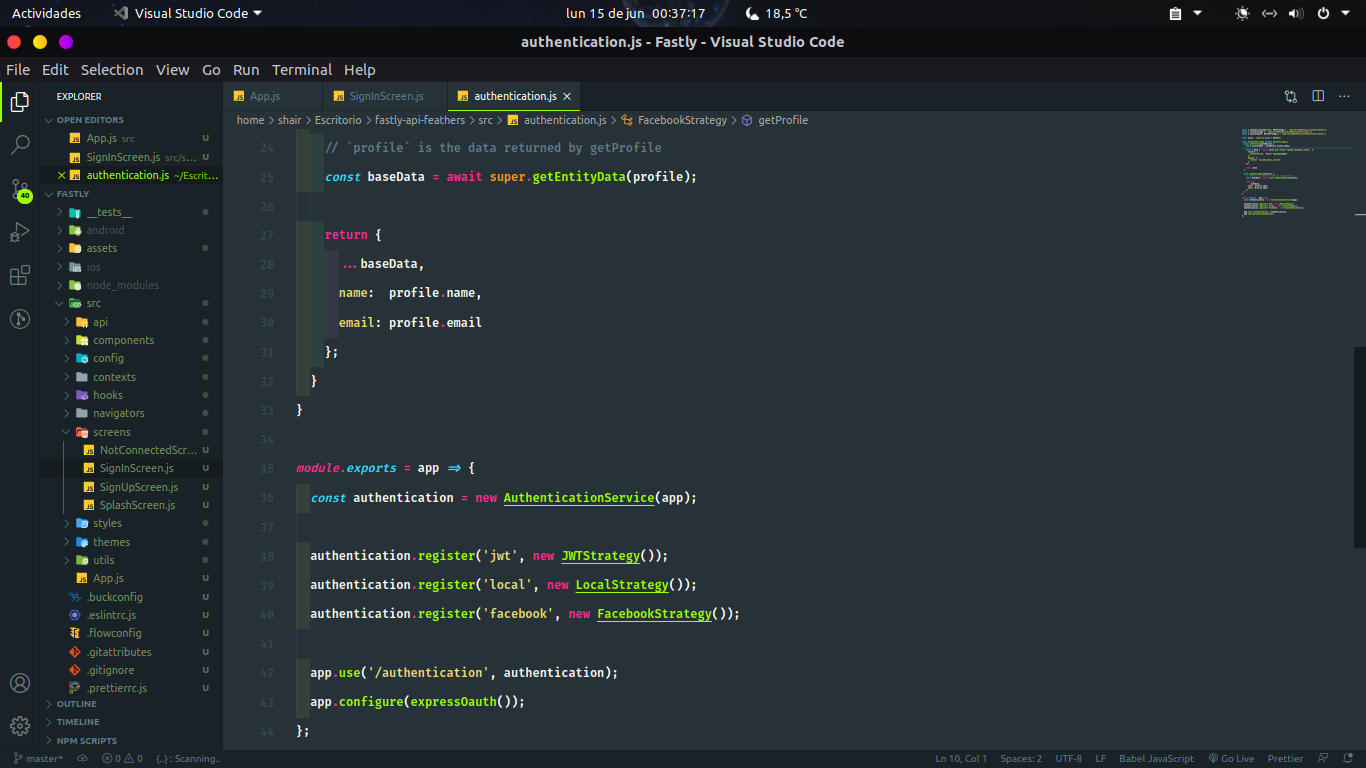 Authentication by Facebook oauth with react native · Issue #1984 · feathersjs/feathers · GitHub