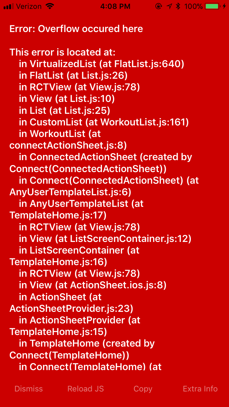 VirtualizedList Overflow during conversion · Issue #18178 · facebook/react-native · GitHub