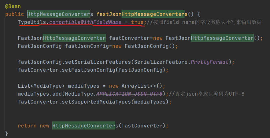 TypeUtils.compatibleWithFieldName = true 配置没有生效 · Issue #1432 · alibaba/fastjson2 · GitHub