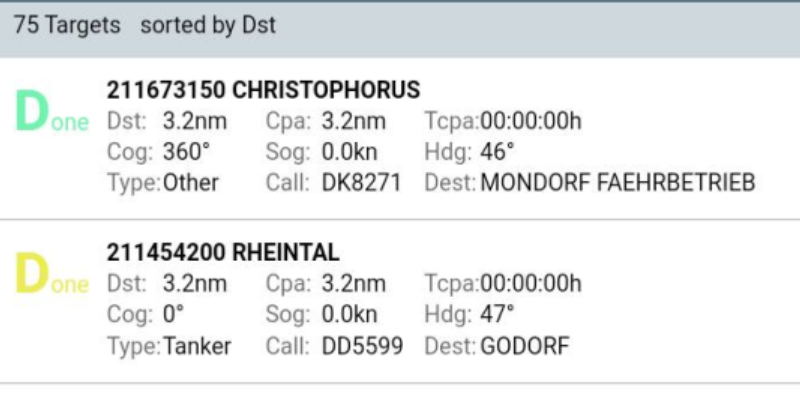 v20201227 number of AIS targets differ on mainscreen and AIS list screen · Issue #99 ...
