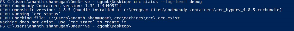 Daemon Not Properly Initialized After Crc Setup[bug] · Issue 2758 · Crc Org Crc · Github