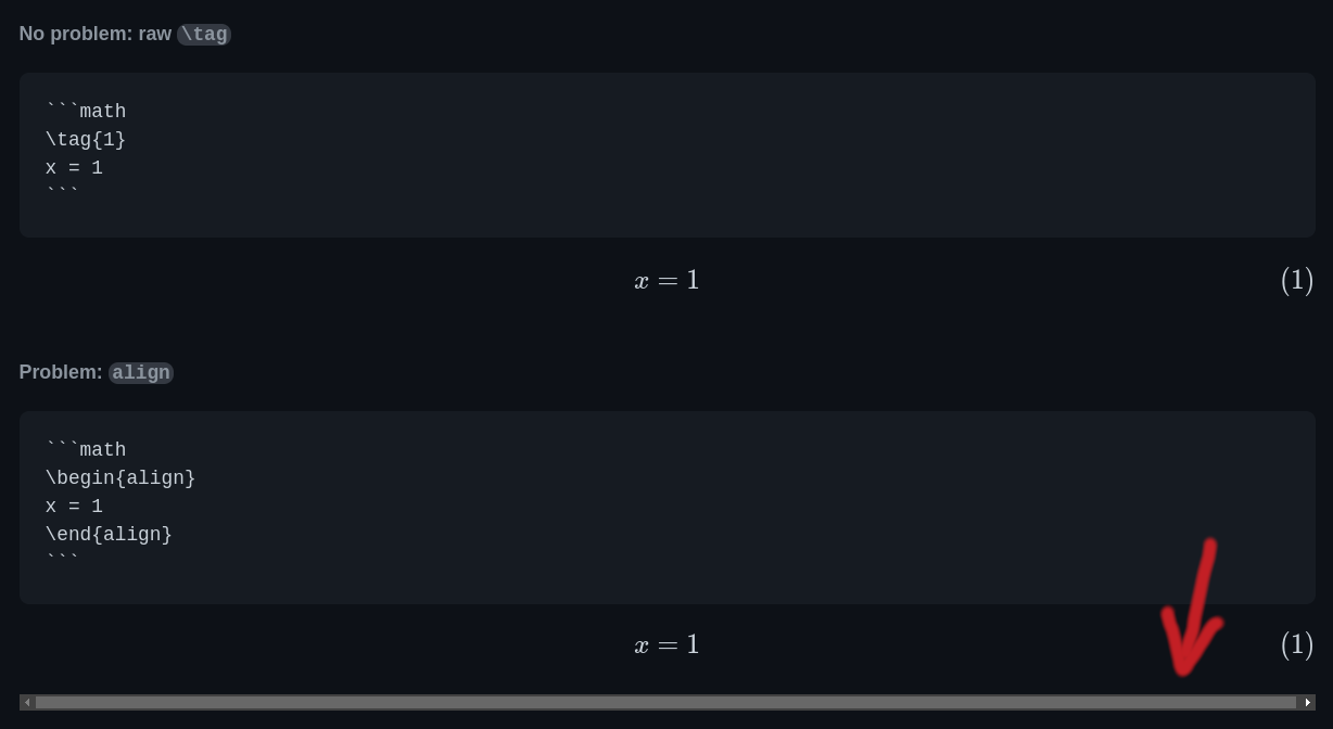 horizontal overflow, unnecessary scrollbar · Issue #3654 · KaTeX/KaTeX · GitHub