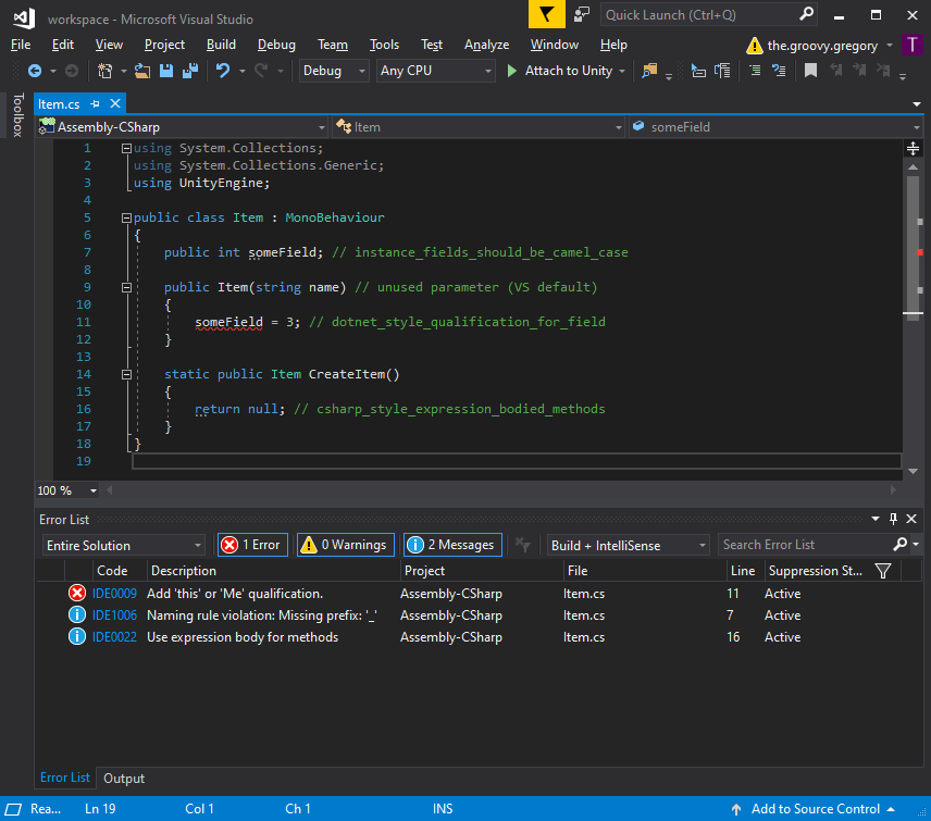 No quick fixes shown when editorconfig is not in project root folder ...