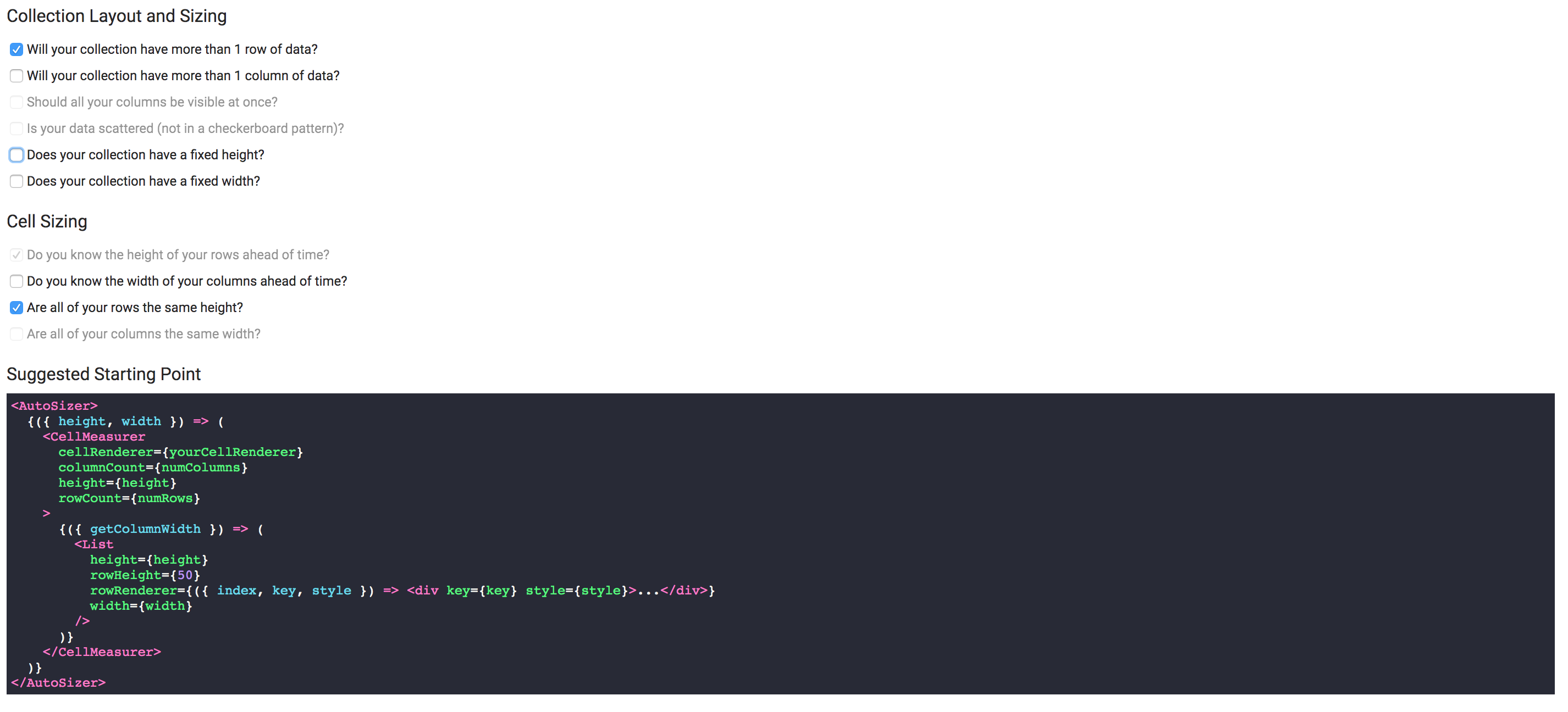 Is Wizard up to date? · Issue #1497 · bvaughn/react-virtualized · GitHub