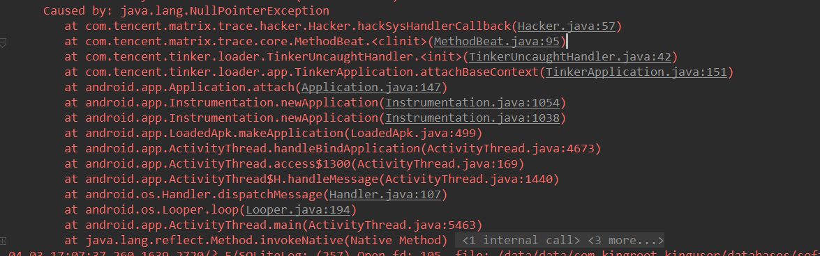NullPointerException · Issue #172 · Tencent/matrix · GitHub