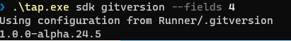 tap sdk gitversion outputs a debug message · Issue #789 · opentap/opentap · GitHub