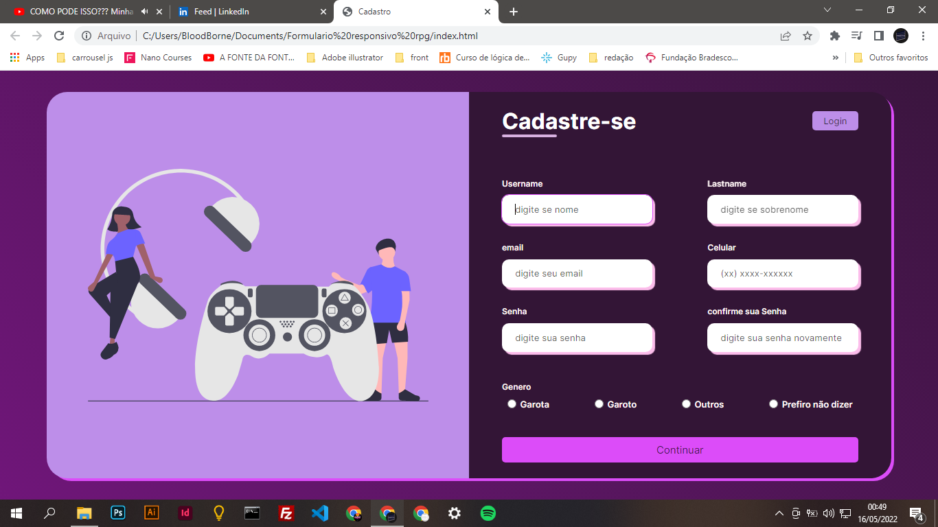 GitHub - Thasyz/Formulario-responsivo-rpg: fazendo um formulario com css e html responsivo