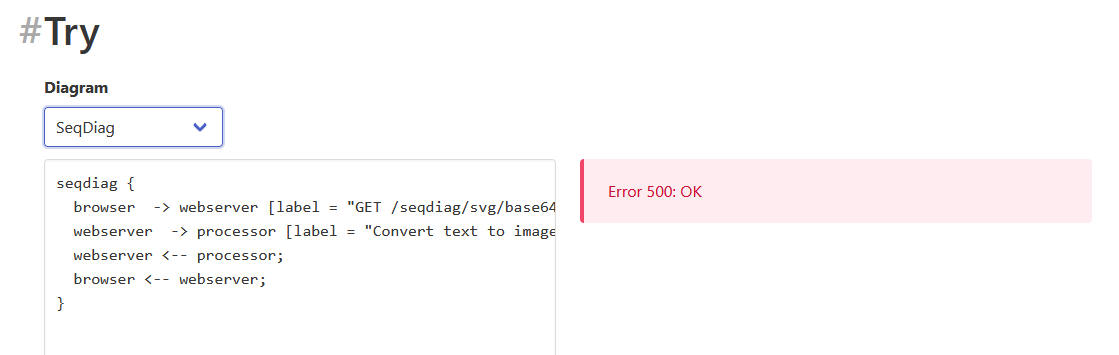Kroki.io site seems down (2023-03-08) · Issue #1457 · yuzutech/kroki · GitHub