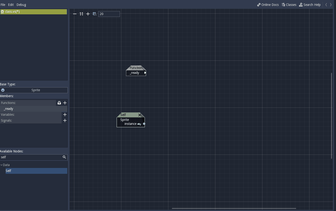 Visual Script Editor Property Selector Leaves Behind Empty Node After Canceling · Issue 10488