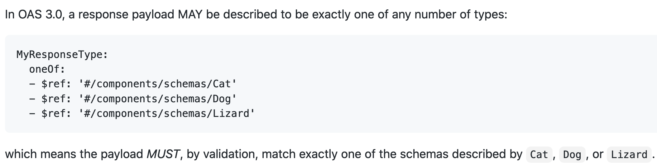 Oneof Not Working As Intended · Issue 177 · Openapi Library