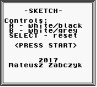 GitHub - MateuszZet/Sketch: Sketch game for GameBoy. Created using GBDK and this tutorial: